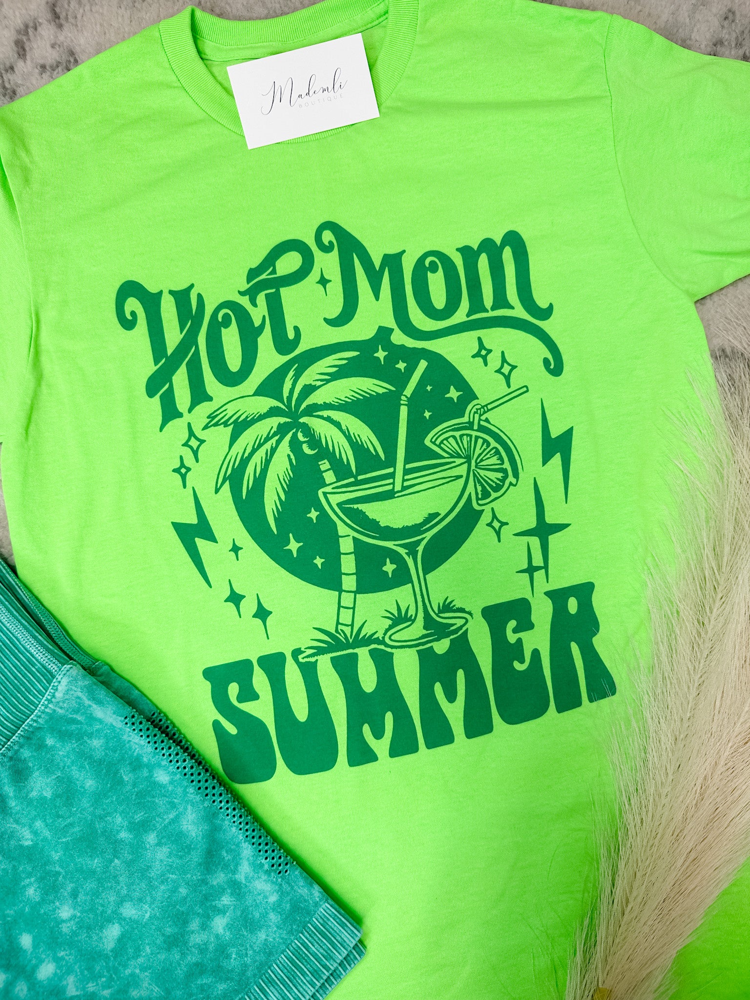 Hot Mom Summer Graphic Tee Mademli Boutique