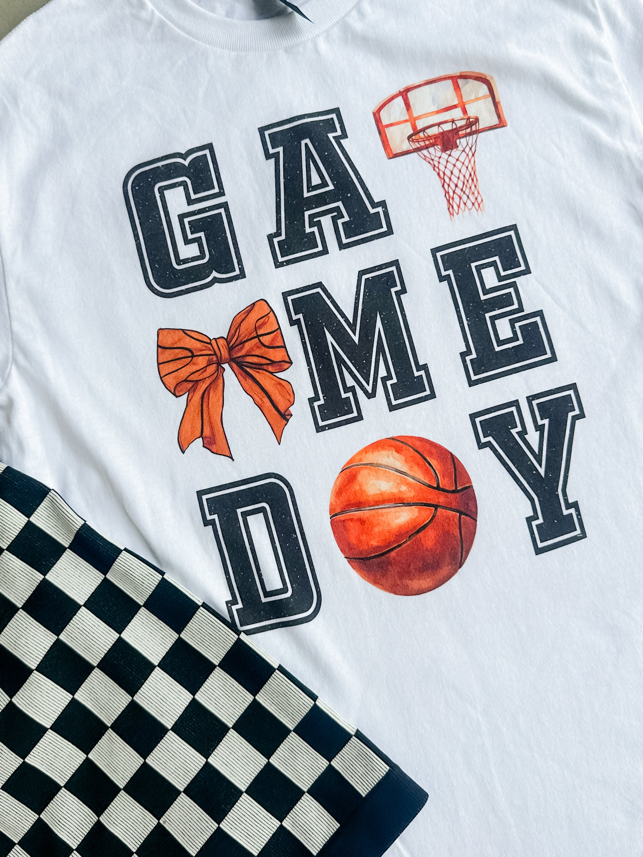 Basketball Gameday Graphic Top – Mademli Boutique