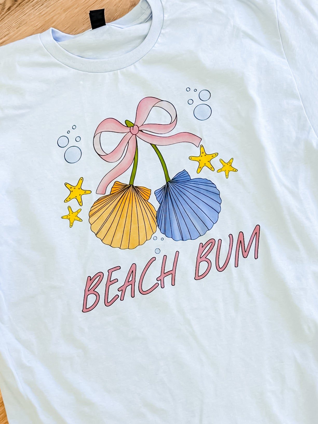 Beach Bum Shells Graphic Top – Mademli Boutique