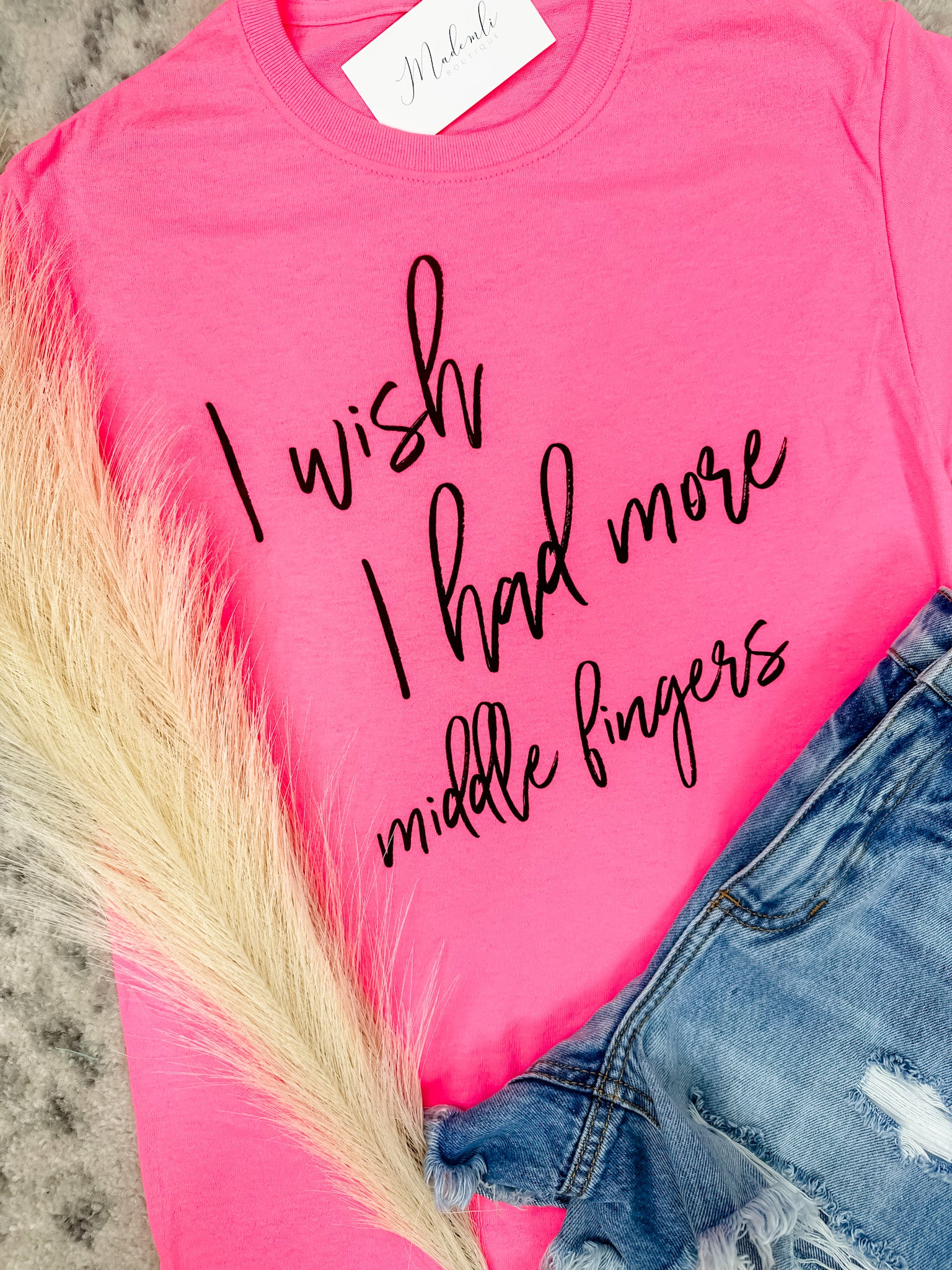Middle Fingers Graphic Tee – Mademli Boutique