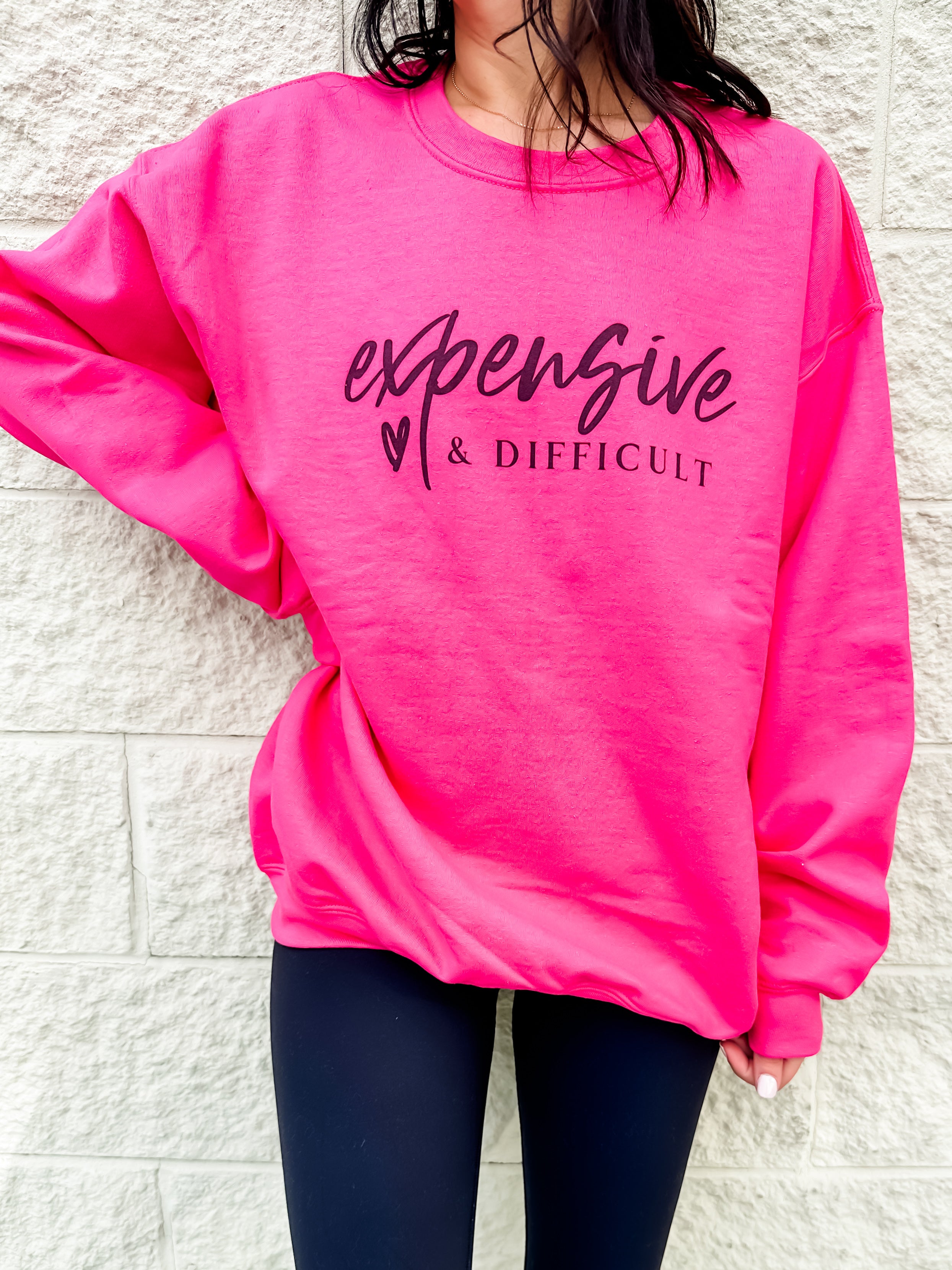Expensive & Difficult Graphic Sweatshirt – Mademli Boutique