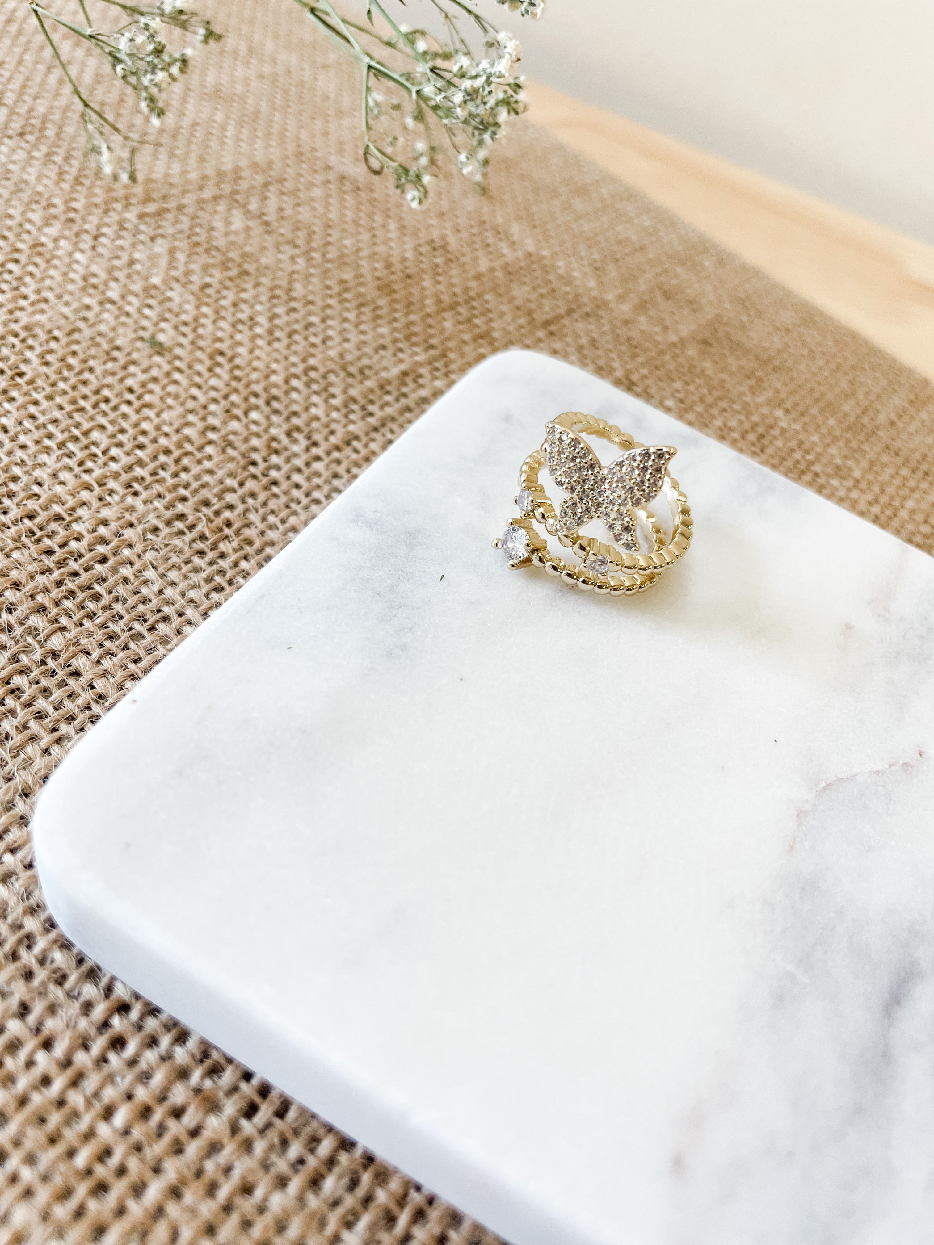 Twisted Butterfly Ring – Mademli Boutique
