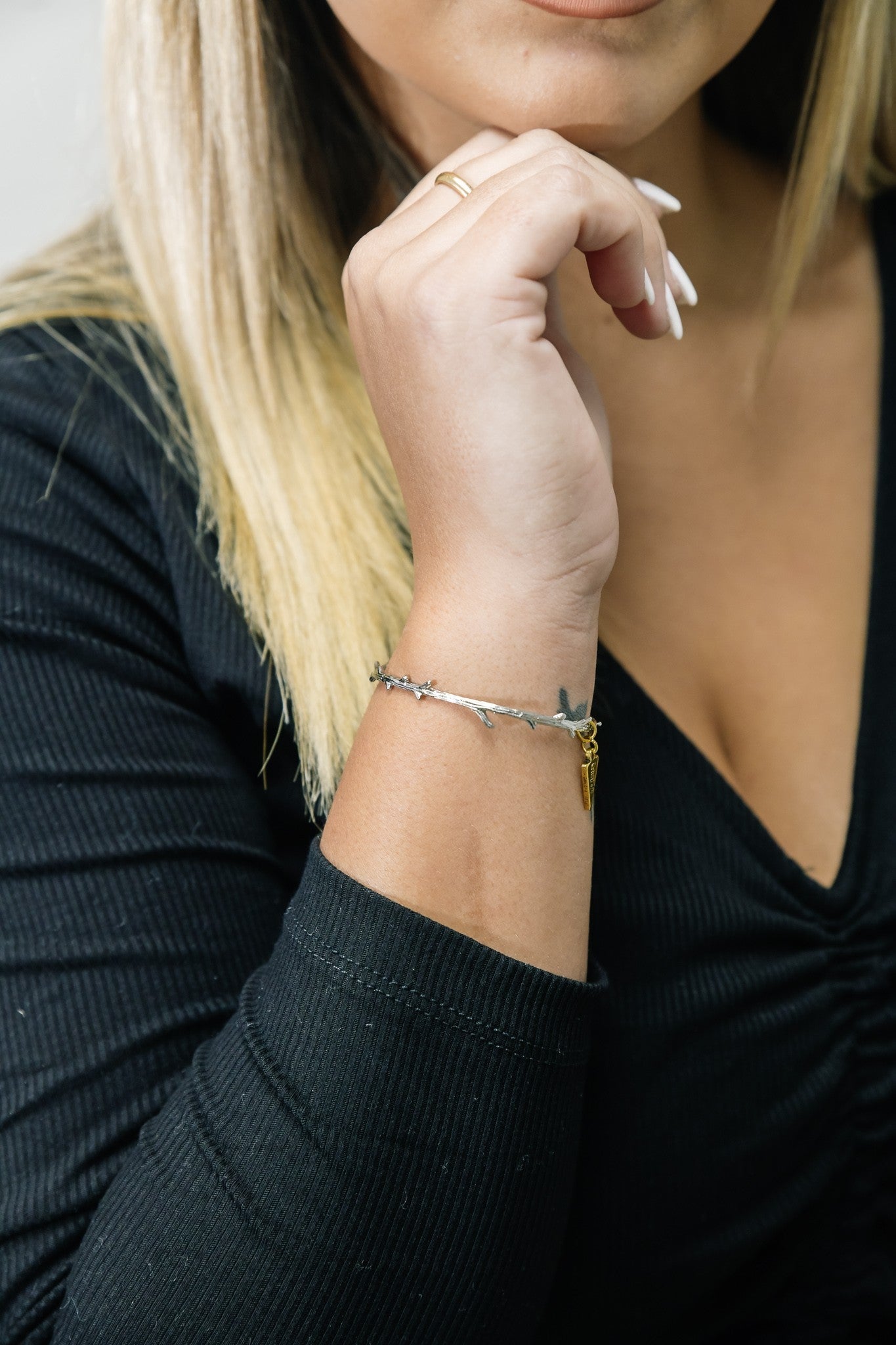 Silver Fig Cuff – Mademli Boutique